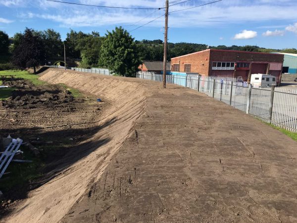 Flood Defense Earth Bund - KDS Construction LTD